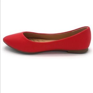 Shoes | Nwt Red Flats | Poshmark